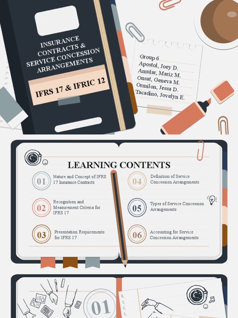 Group 6 IFRS 17 IFRIC 12 3 | PDF | Insurance | International Financial Reporting Standards