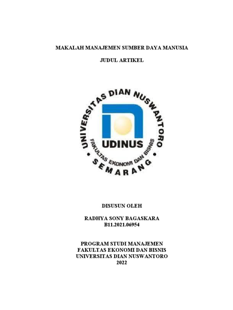 Makalah Kompensasi MSDM | PDF
