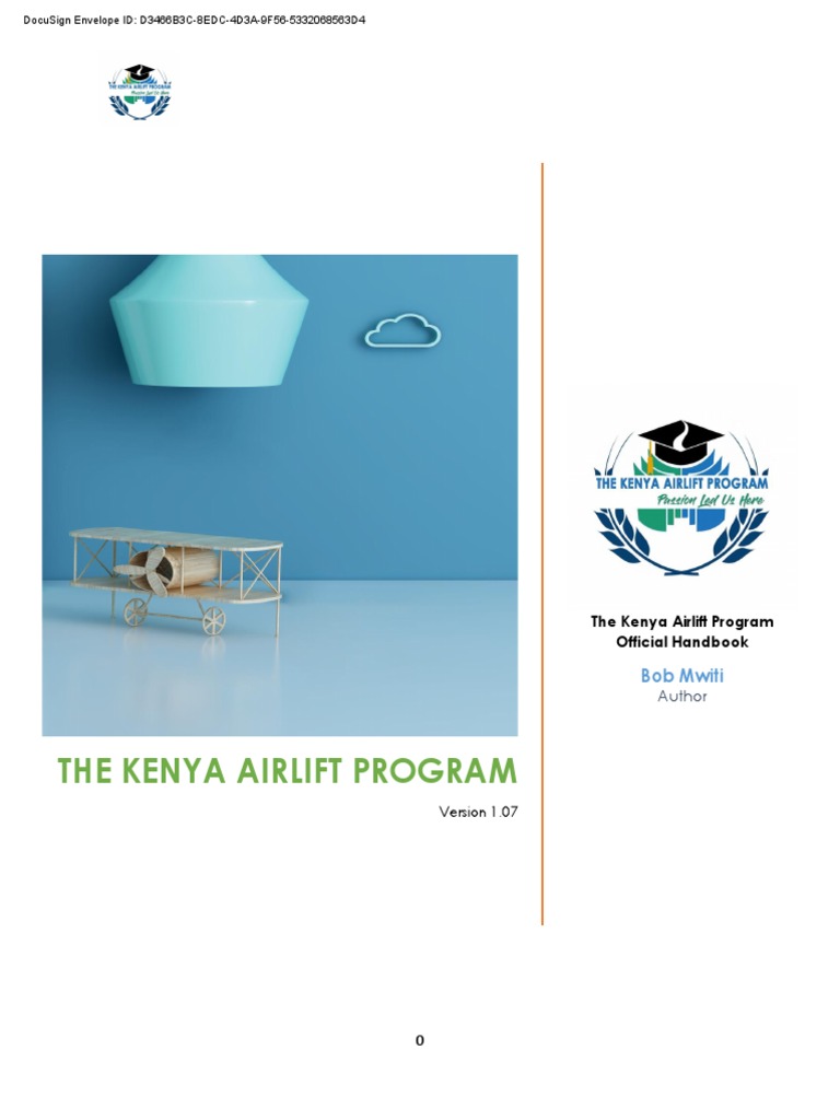 The Kenya Airlift Program Handbook V 1.07 | PDF | Computer Science ...