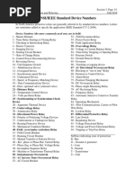 ANSI Relay Codes | PDF
