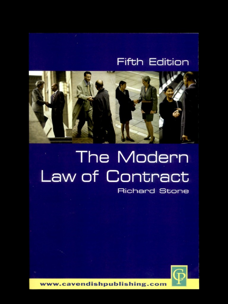 The Modern Law of Contract | PDF | Misrepresentation | Offer And Acceptance