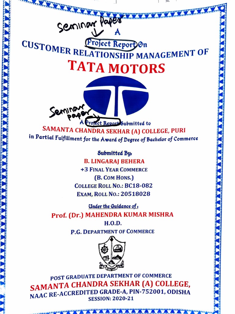 Sample Copy of Seminar Paper | PDF | Postgraduate Education | Business