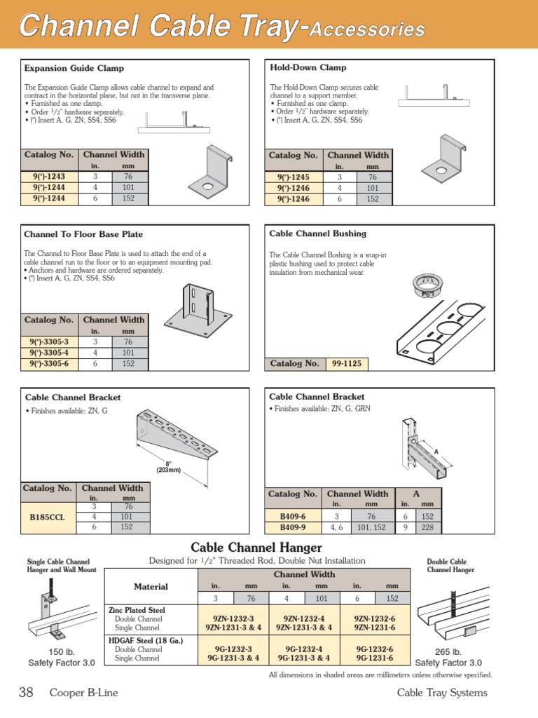 Cable Ladder Accessories | PDF | Electrical Conductor | Pipe (Fluid ...