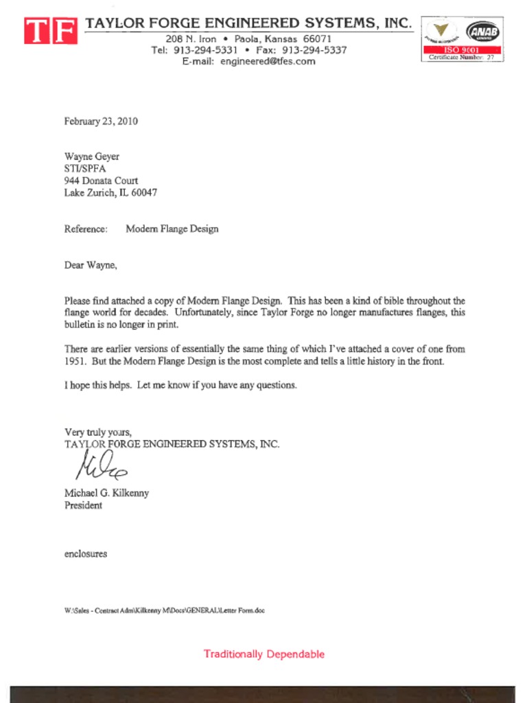 Modern Flange Design - Taylor Forge Engineered Products | PDF