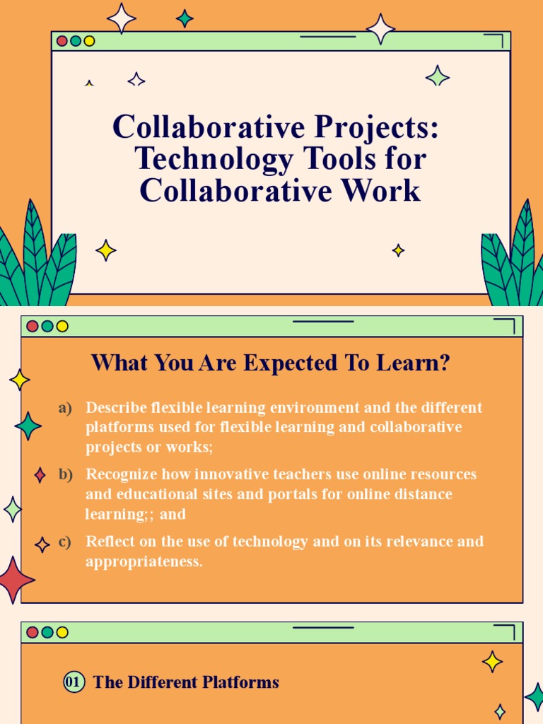 Collaborative Projects Technology Tools For Collaborative Work Pdf