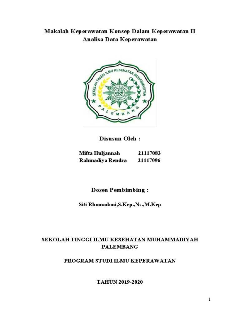 Analisis Data Keperawatan | PDF