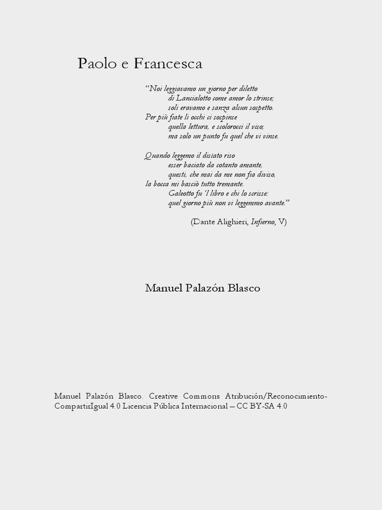 Paolo e Francesca | PDF