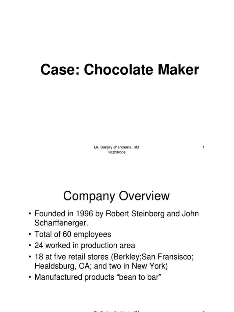 Chocolate Case | PDF | Chocolate | Economies
