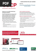 CSCP - Study Material - 5 Books - Contents | PDF | Supply Chain | Supply Chain Management