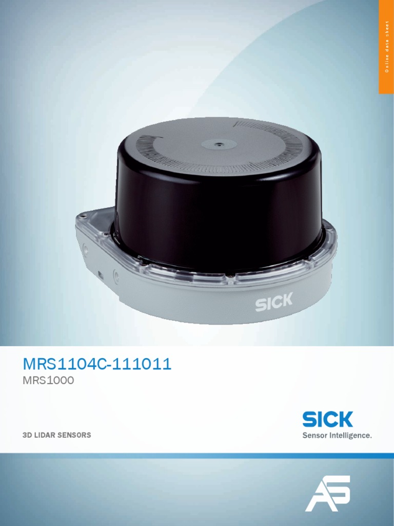 Datasheet MRS1104C-111011 1081208 En-Brand | PDF | Lidar | Electrical ...