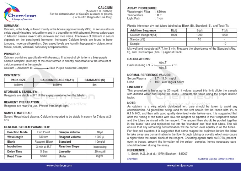 Calcium | PDF | Chemistry