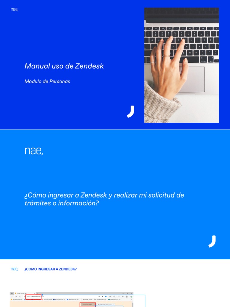 Manual Uso Zendesk - Modulo de Personas | PDF