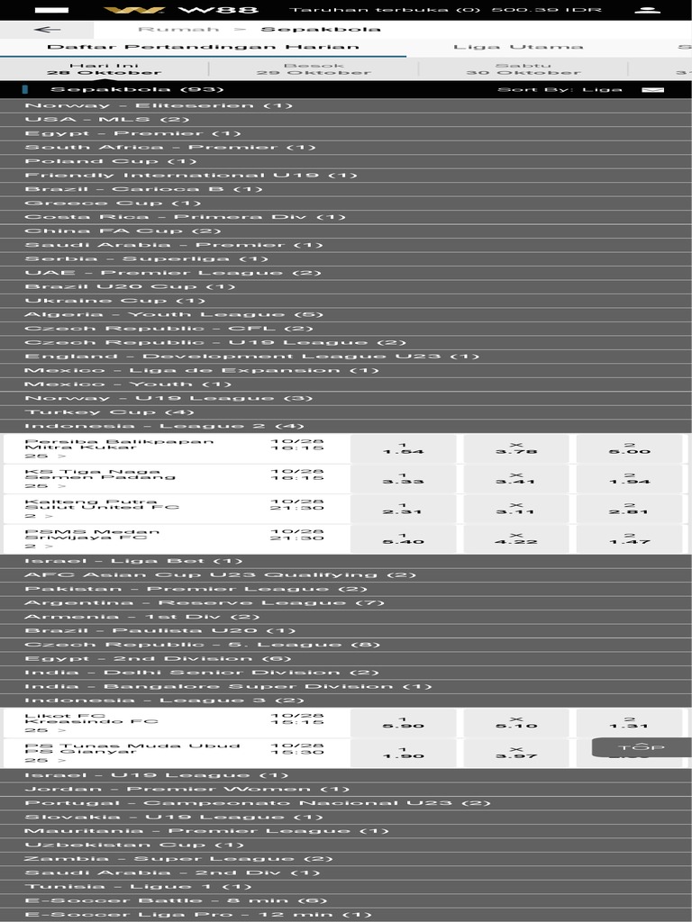 BTI Sportsbook | PDF | Sports Clubs | Association Football Teams