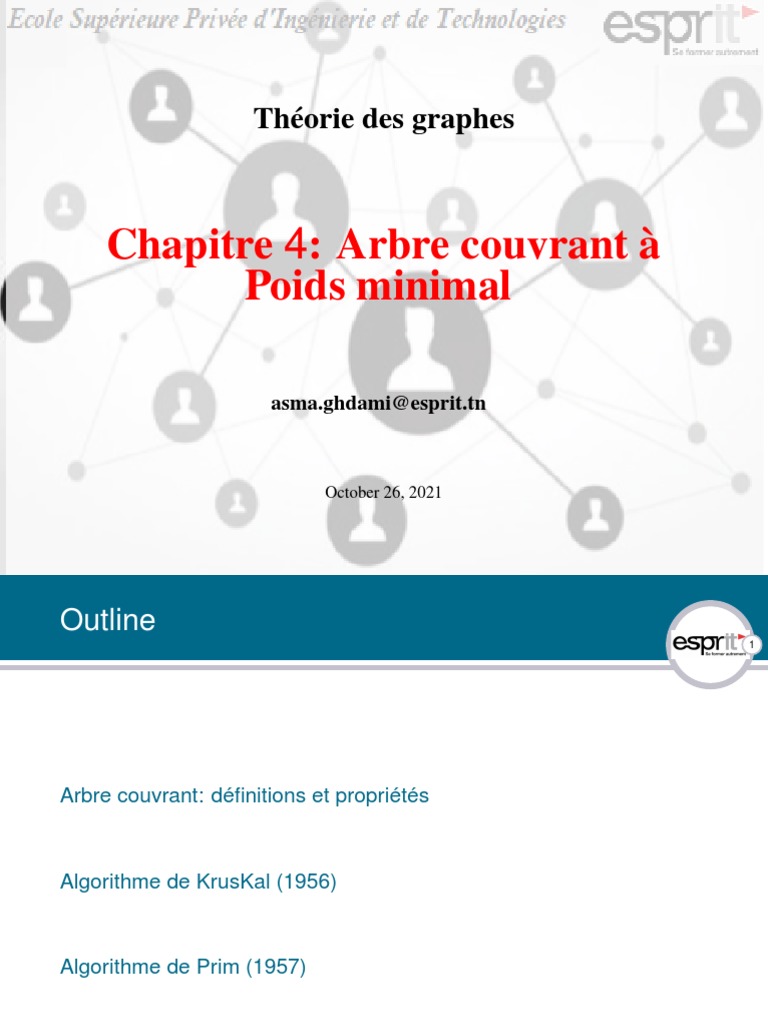 Arbre couvrant à poids minimal | PDF | Théorie des graphes | Concepts ...