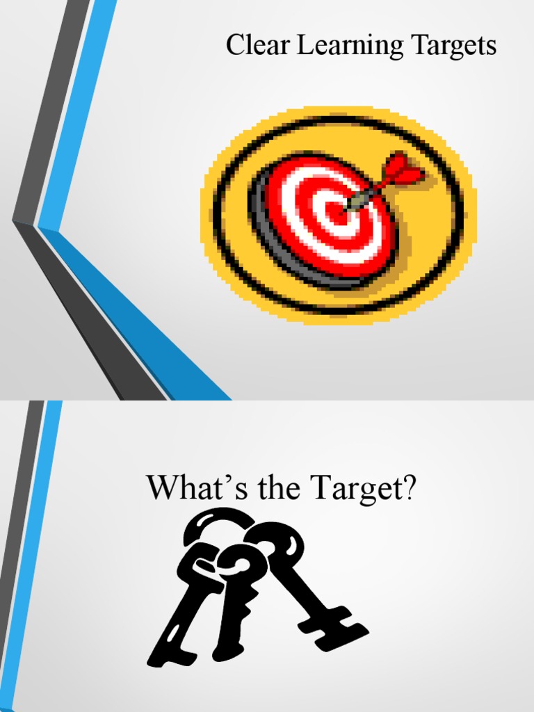 Appropriate Targets | PDF | Goal | Learning