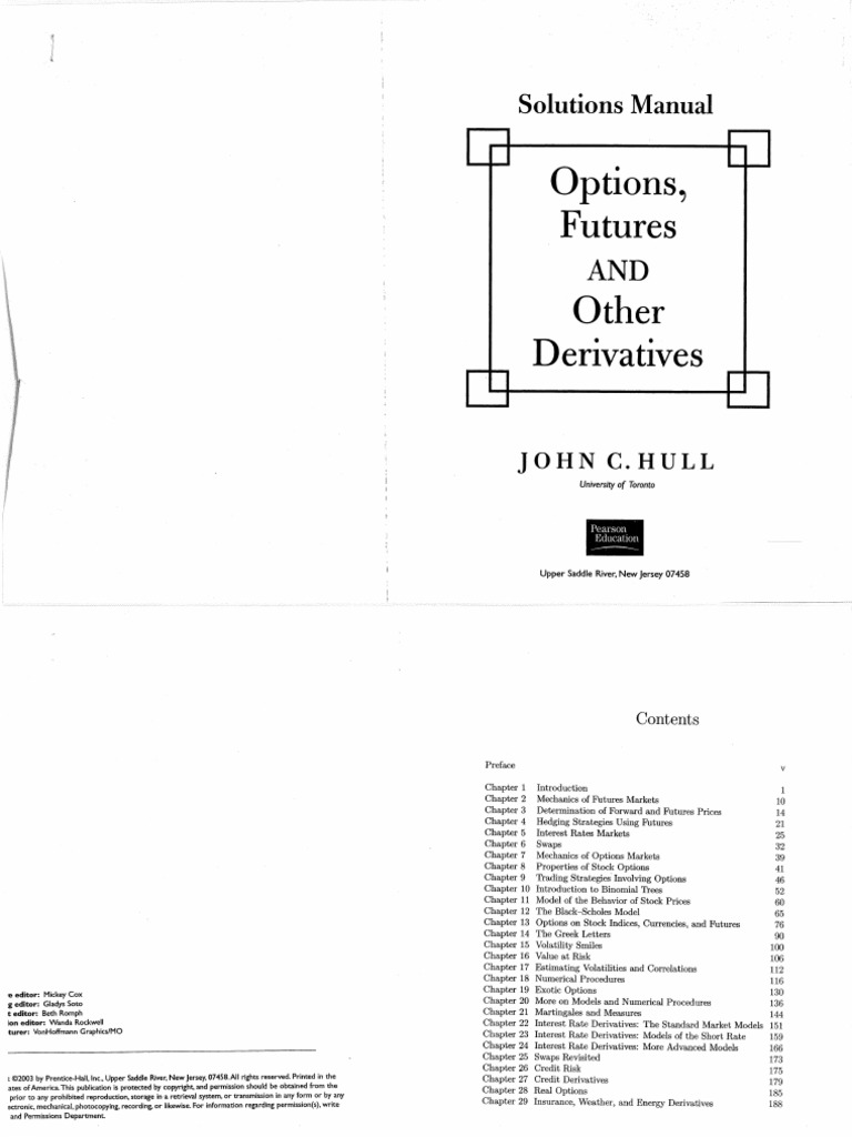 John C Hull Solutions Manual | PDF