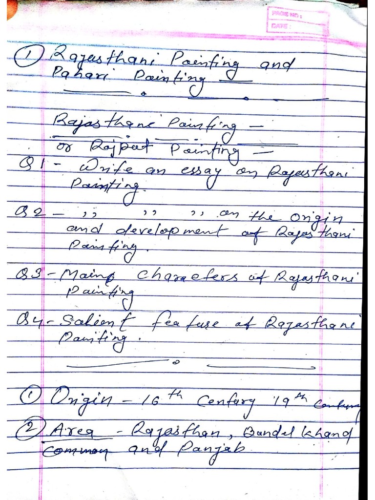 Fine Art Notes | PDF