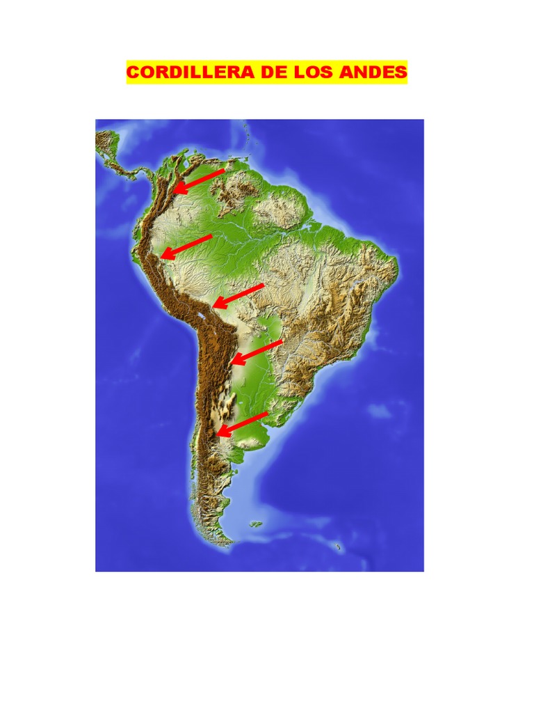 Cordillera de Los Andes | PDF