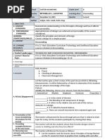 Lesson Plan in Dressmaking | PDF | Lesson Plan | Learning