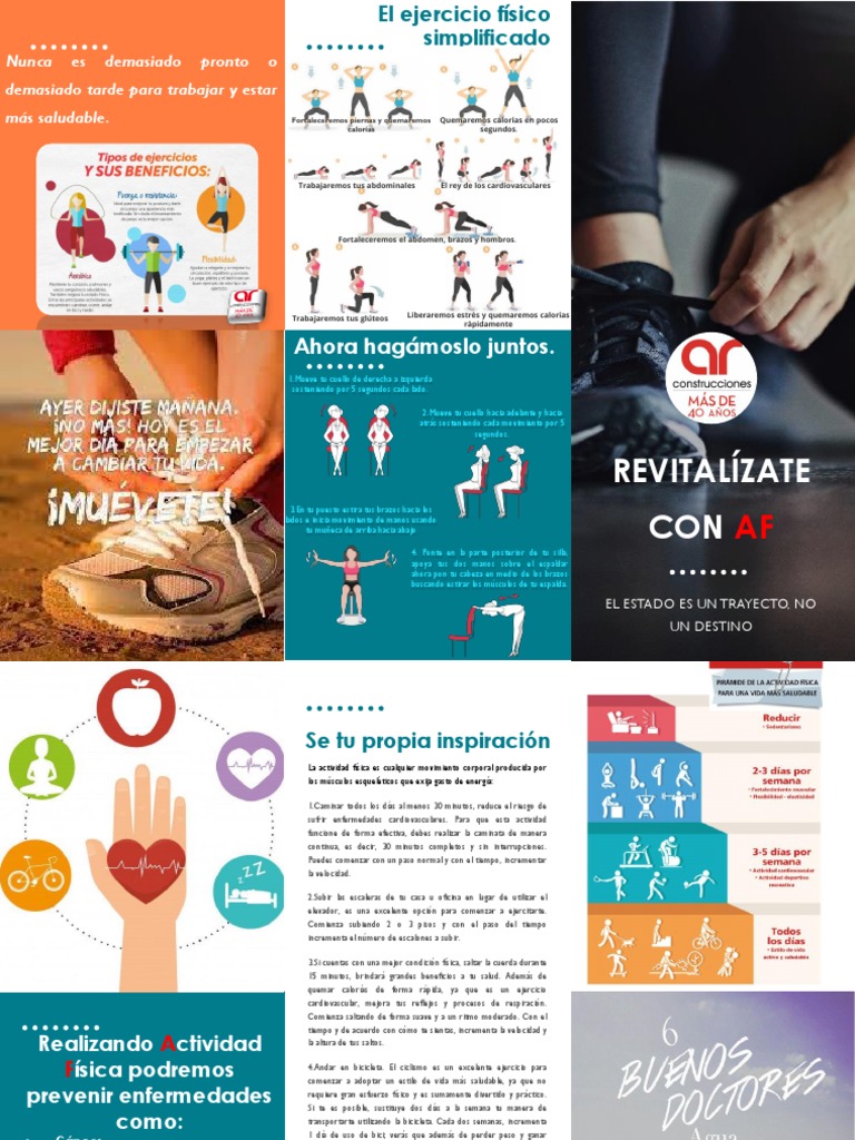 Ejercicio físico: beneficios y actividades | PDF | Obesidad ...