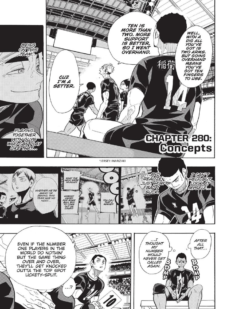 Haikyuu Chapter 280 | PDF