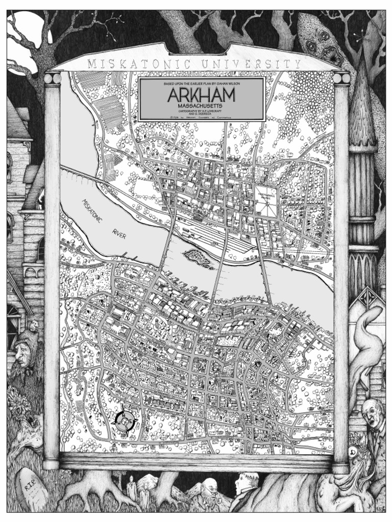 CoC - Arkham Map | PDF