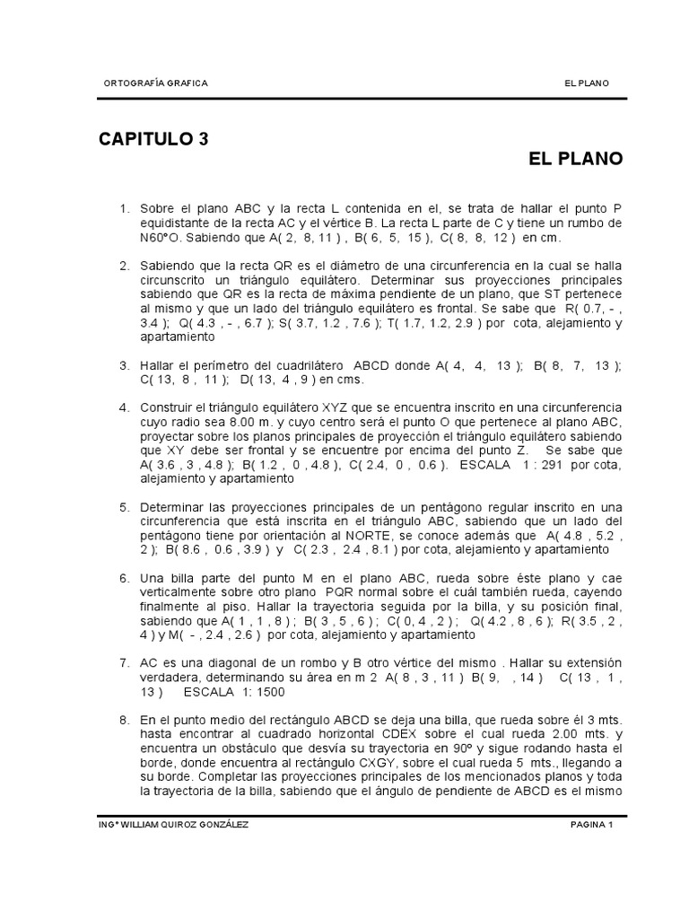 Construcción y Proyección de Triángulos | PDF | Triángulo | Formas ...