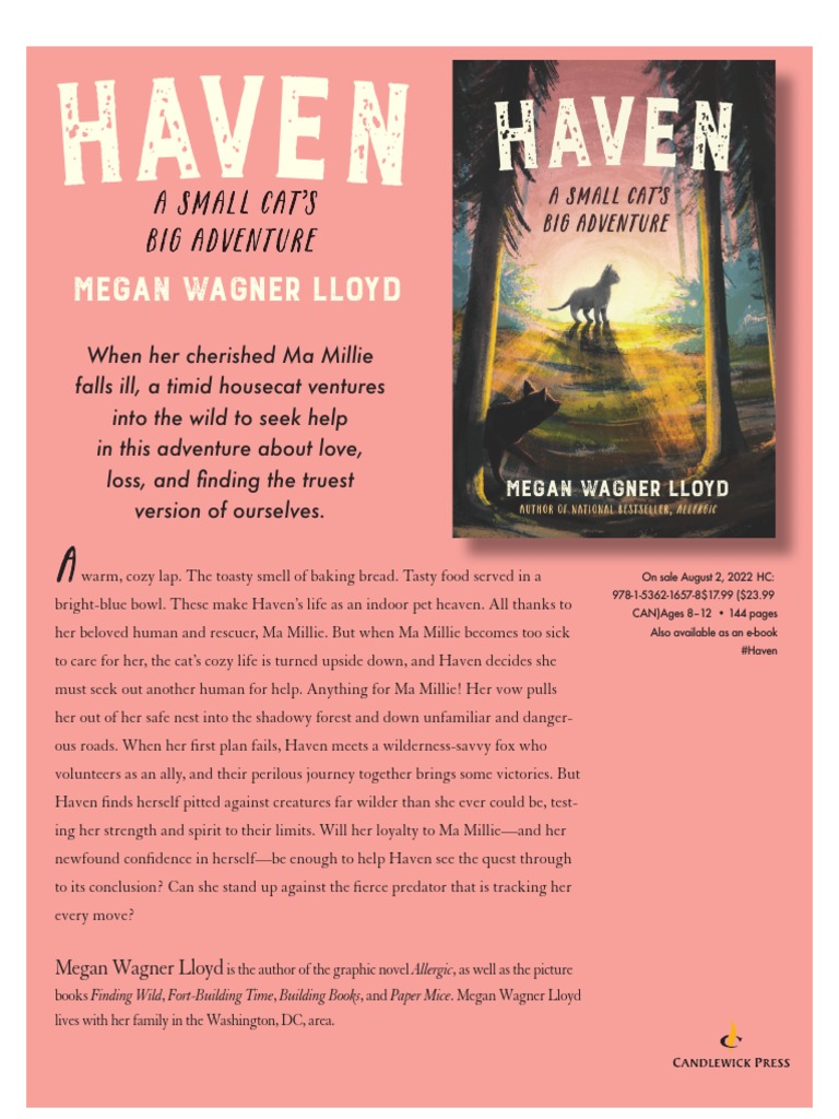 Haven: A Small Cat's Big Adventure by Megan Wagner Lloyd Author's Note ...