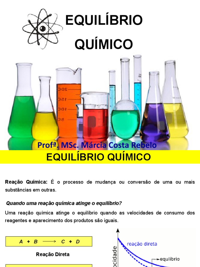 Equilíbrio Químico Pdf Equilíbrio Químico Reações Químicas