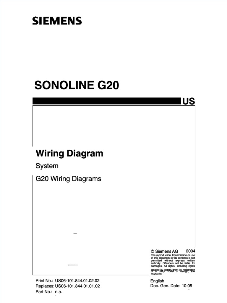 Siemens g20 W Diagram | PDF | Trademark | Copyright