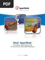Hypermesh Tutorial | PDF | Finite Element Method | Graphical User Interfaces
