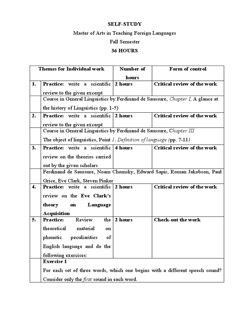 Self Study | PDF | Vowel | Linguistics