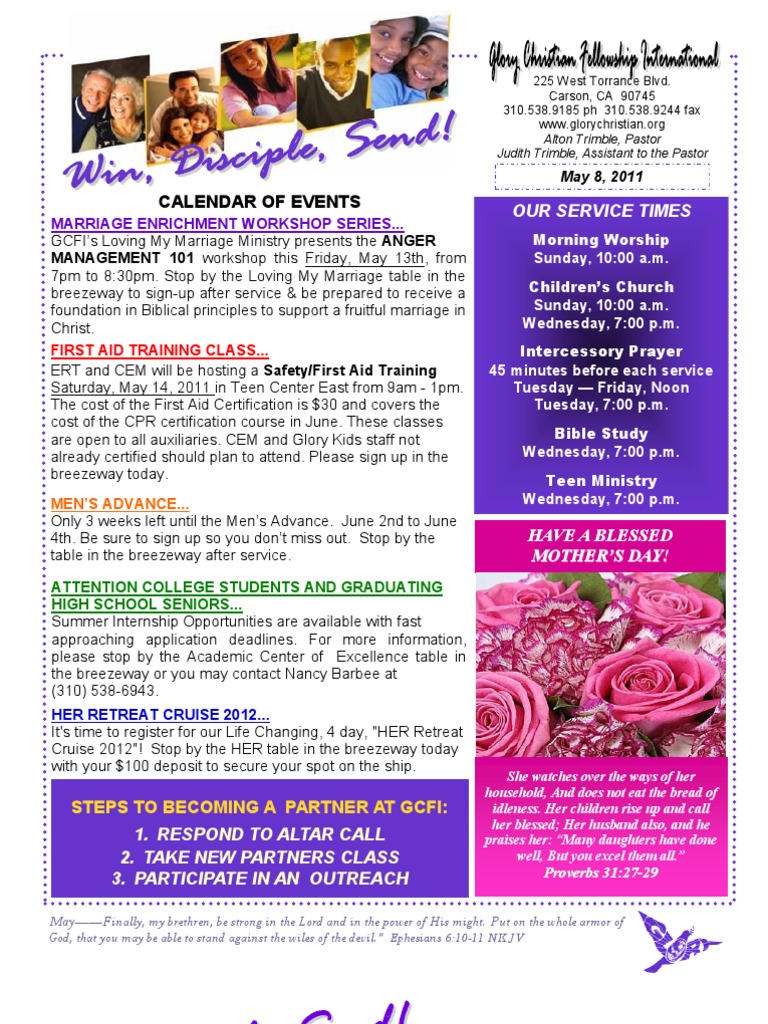 Calendar of Events: Marriage Enrichment Workshop Series.. | PDF | Holy ...