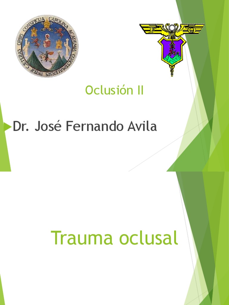 Trauma Oclusal | PDF | Odontología | Lesión