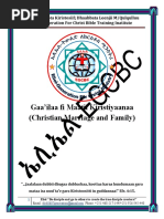 Jireenya Kiristaanummaa Fi Amala Gaarii | PDF | Religion & Spirituality