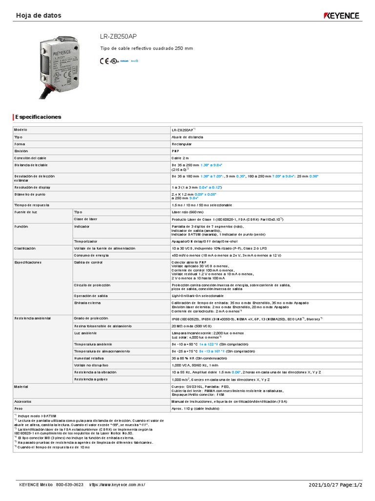 LR ZB250AP Datasheet | PDF | Ingenieria Eléctrica | Electricidad