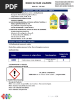 002 HDS Hi Remove SP Pepsico | PDF | Agua | Toxicidad