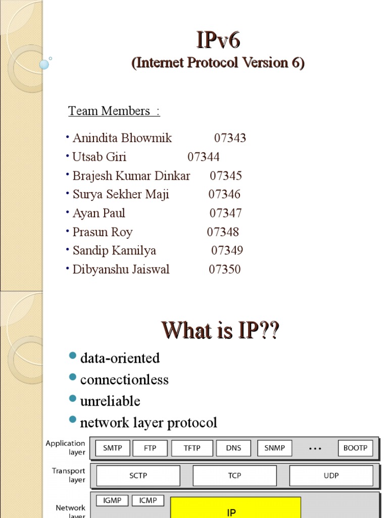 Internet Protocol Version 6 | PDF | I Pv6 | Internet Protocols