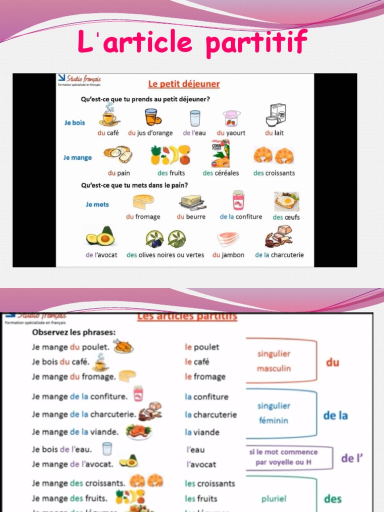 L Article Partitif | PDF