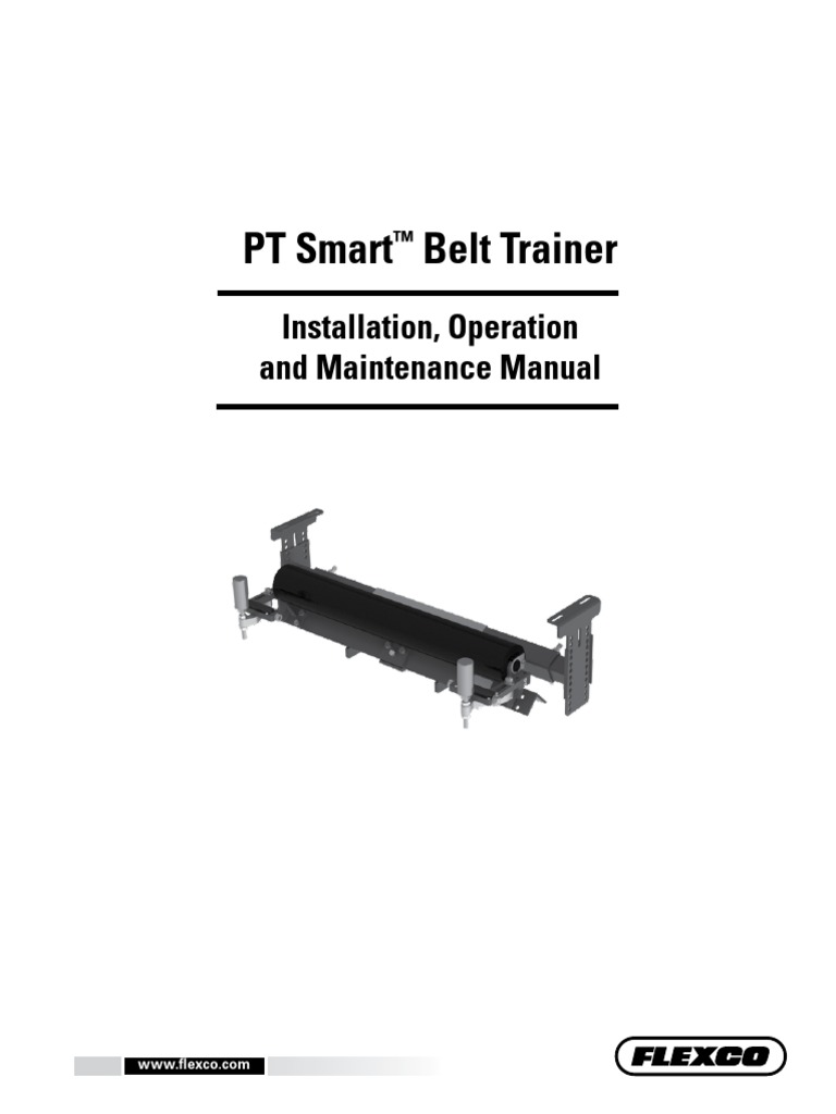 PT Smart Belt Trainer: Installation, Operation and Maintenance Manual | PDF