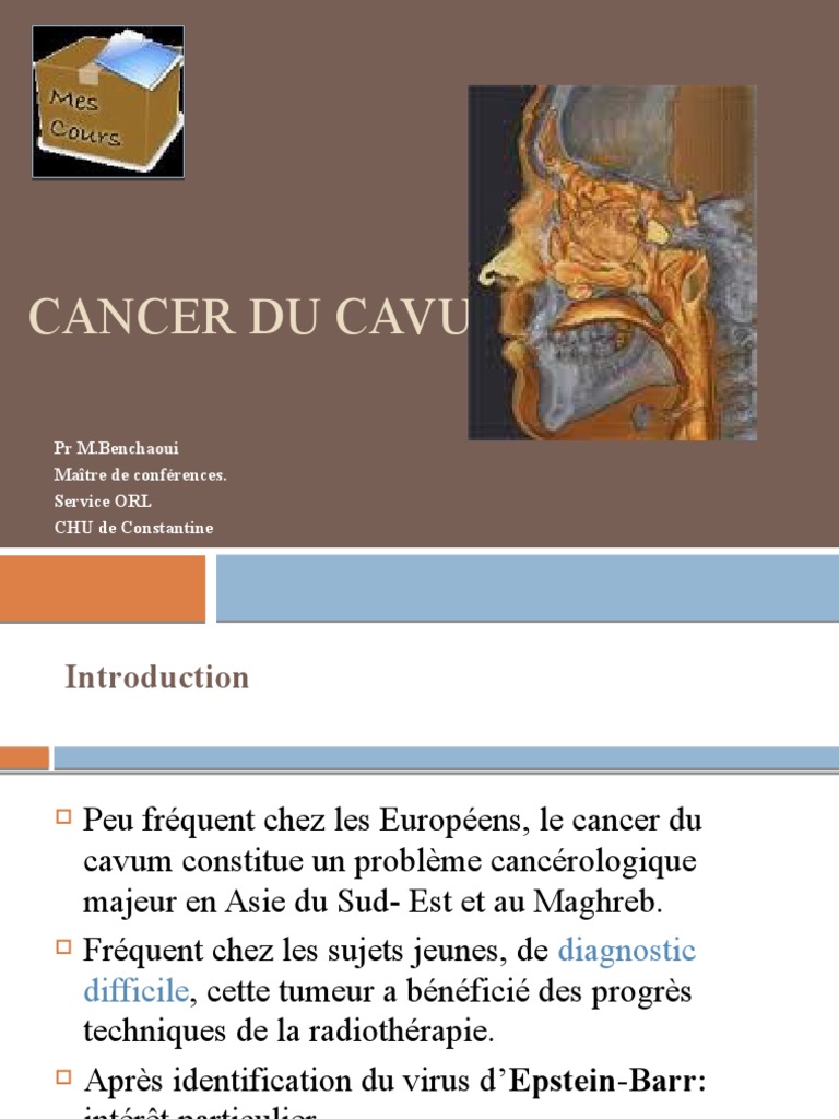 Cancer du Cavum : Diagnostic et Épidémiologie | PDF | Cancer | Biopsie
