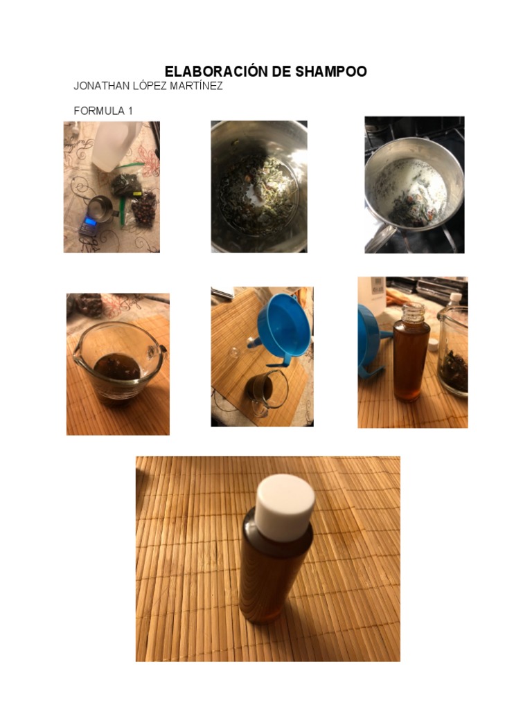 Elaboración De Shampoo Pdf