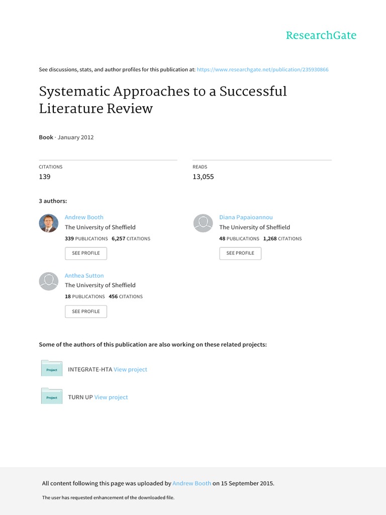 Systematic Review | PDF | Systematic Review | Evidence Based Medicine