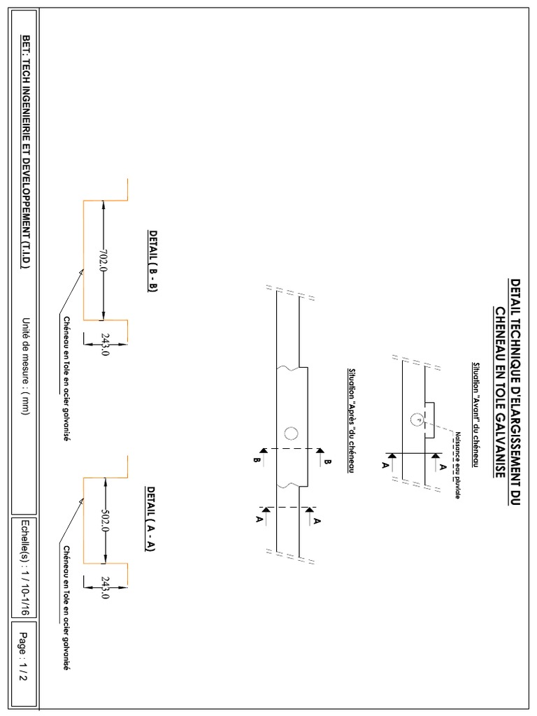 Detail Modif Cheneau | PDF