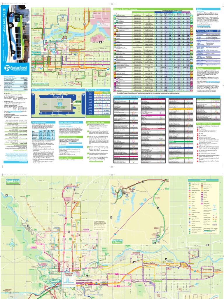 Bus Schedule | Spokane | Public Transport