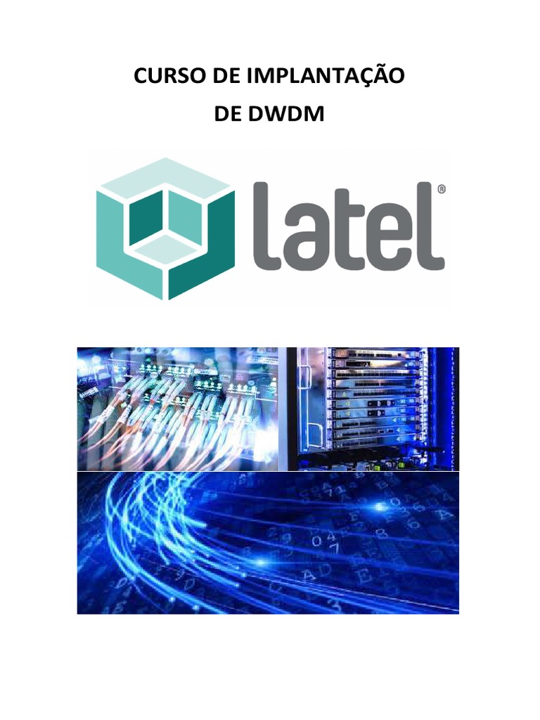 Apostila DWDM - Final | PDF | Rede de computadores | Fibra ótica