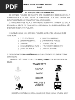 Atividade PCD Recursos Naturais | PDF