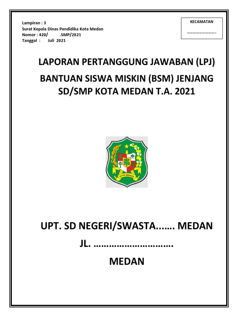 Cover LPJ | PDF | Karier & Perkembangan | Ilmu Sosial