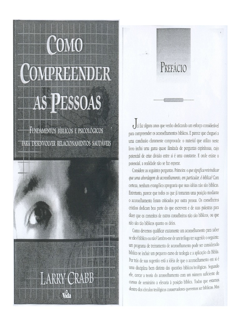 Como Compreender As Pessoas, Larry Carbb | PDF