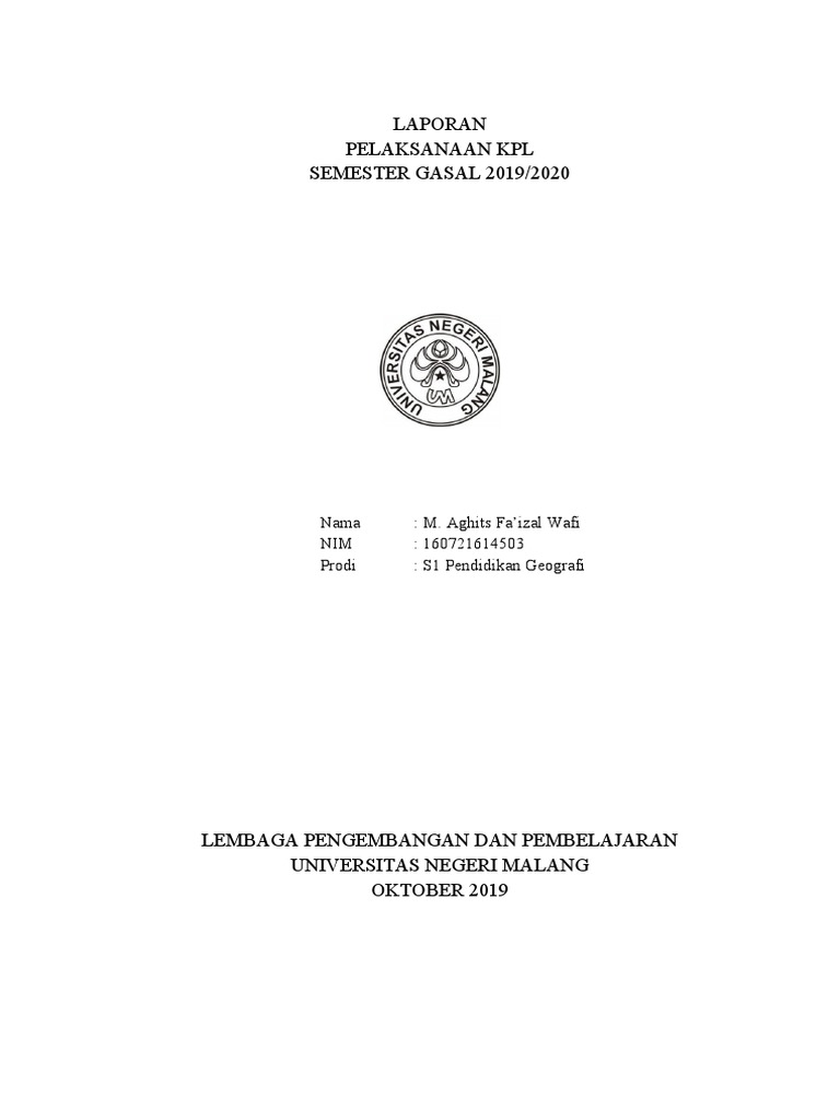 Laporan KPL Um | PDF